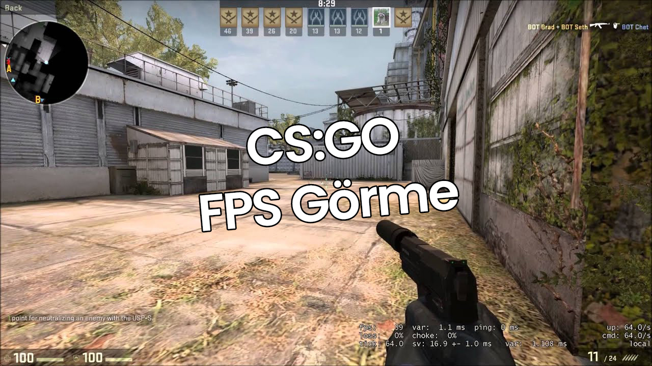 CS GO FPS Gösterme ve Artırma Kodları (2024) - Bu Bir Oyun